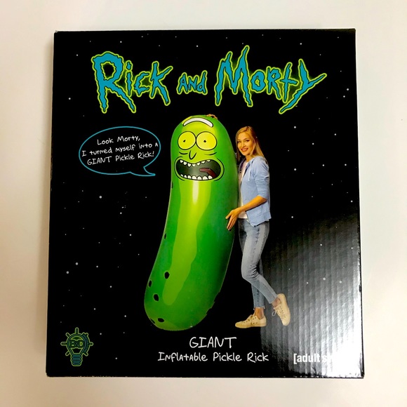 Rick and Morty | Games | Rick And Morty Inflatable Giant Pickle 6ft ...